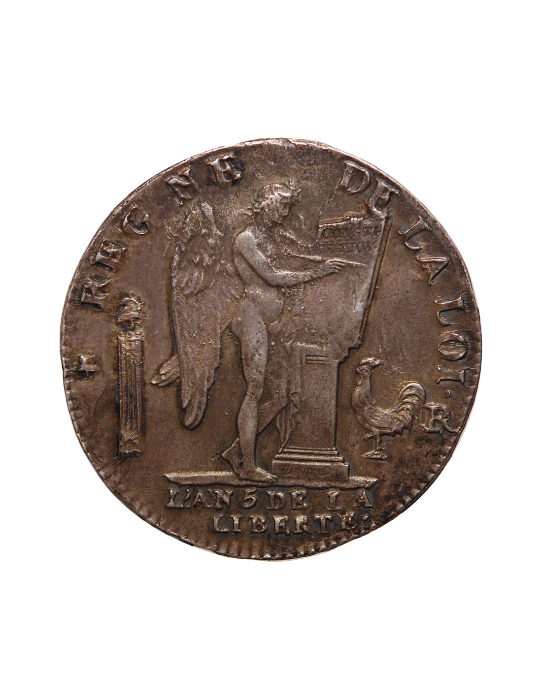 LOUIS XVI CONSTITUTION - ECU DE 6 LIVRES 1793 R ORLEANS, Argent, TTB+ ...