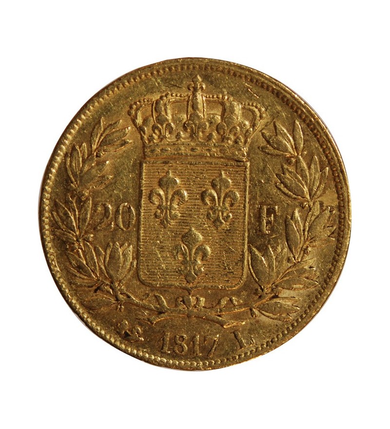 LOUIS XVIII - 20 FRANCS OR 1817 L BAYONNE, Or, TTB - Suffren Numismatique