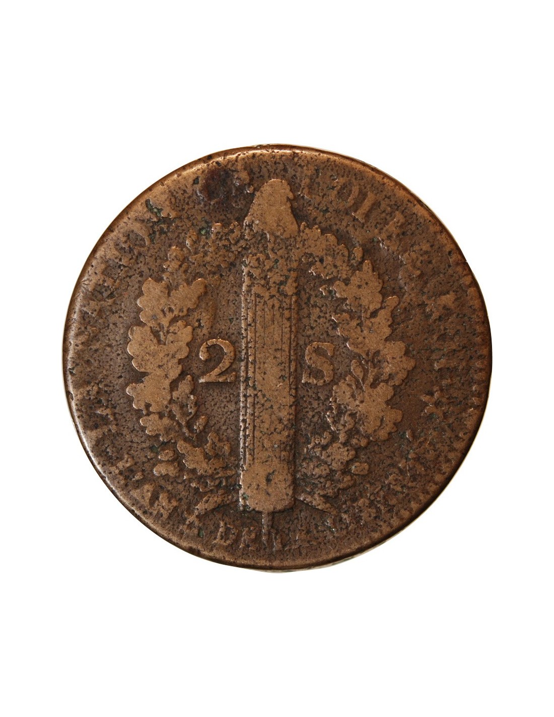 REVOLUTION FRANCAISE, CONSTITUTION - 2 SOLS ROI DES FRANCAIS 1793 BB ...