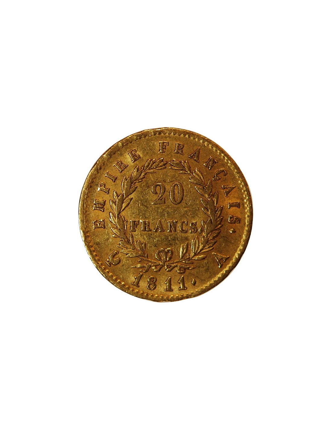 NAPOLEON Ier﻿ - 20 FRANCS OR 1811 A PARIS﻿, Or, TTB - Suffren Numismatique