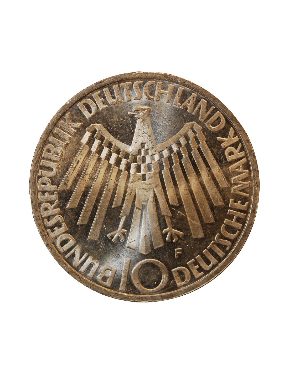 ALLEMAGNE Emblème des JO MUNICH - 10 MARK ARGENT 1972 F STUTTGART ...