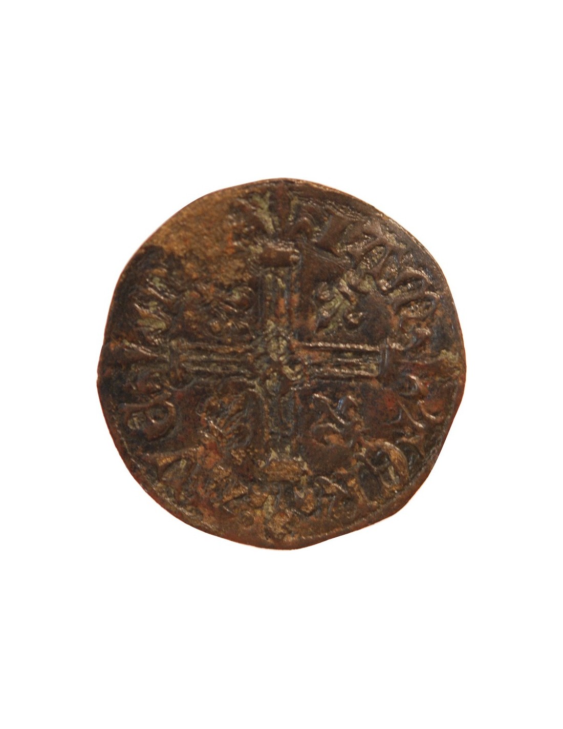 FRANCE – Jeton de compte aux 9 lys AVE MARIA MATER – XVe siècle, Cuivre ...