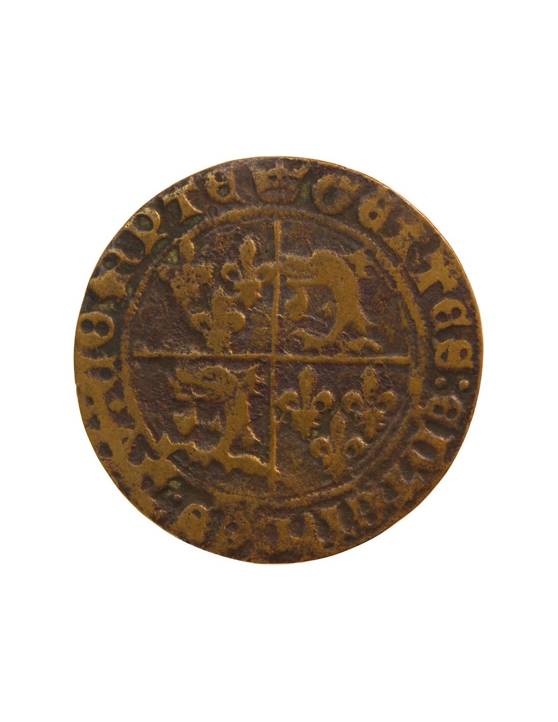 DAUPHINÉ, François Ier – JETON de compte au champ de lys – XVIe siècle ...