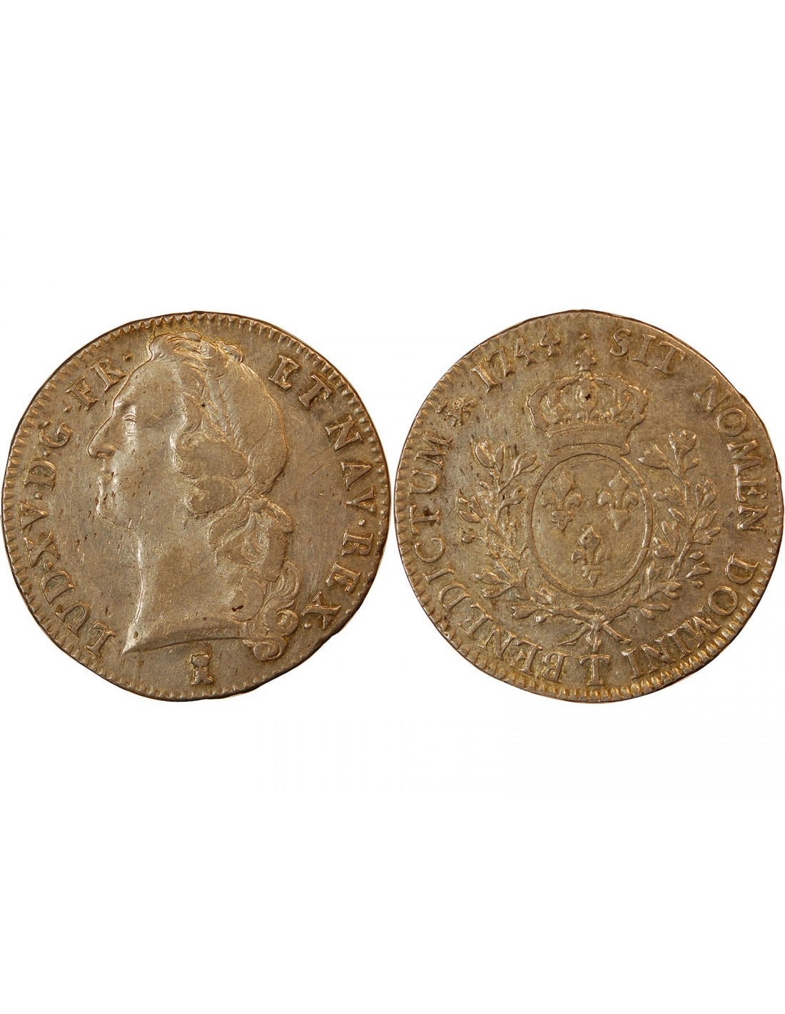 LOUIS XV - ECU AU BANDEAU 1744 T NANTES, Argent, - Suffren Numismatique