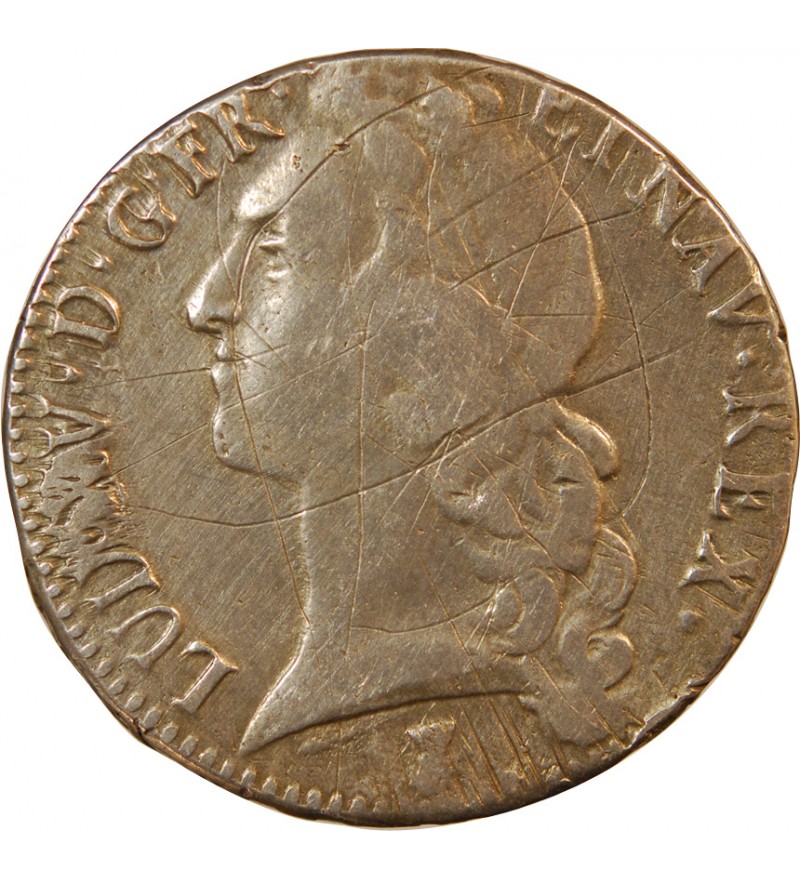 LOUIS XV - ECU AU BANDEAU 1765 T NANTES, Argent, TB - Suffren Numismatique