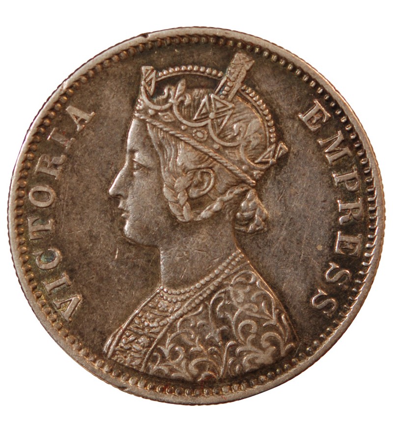 INDE, VICTORIA - RUPEE ARGENT 1900 C CALCUTTA, Argent, TTB - Suffren ...