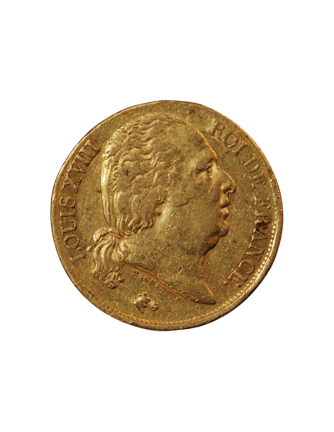 LOUIS XVIII - 20 FRANCS OR 1817 L BAYONNE, Or, TTB - Suffren Numismatique