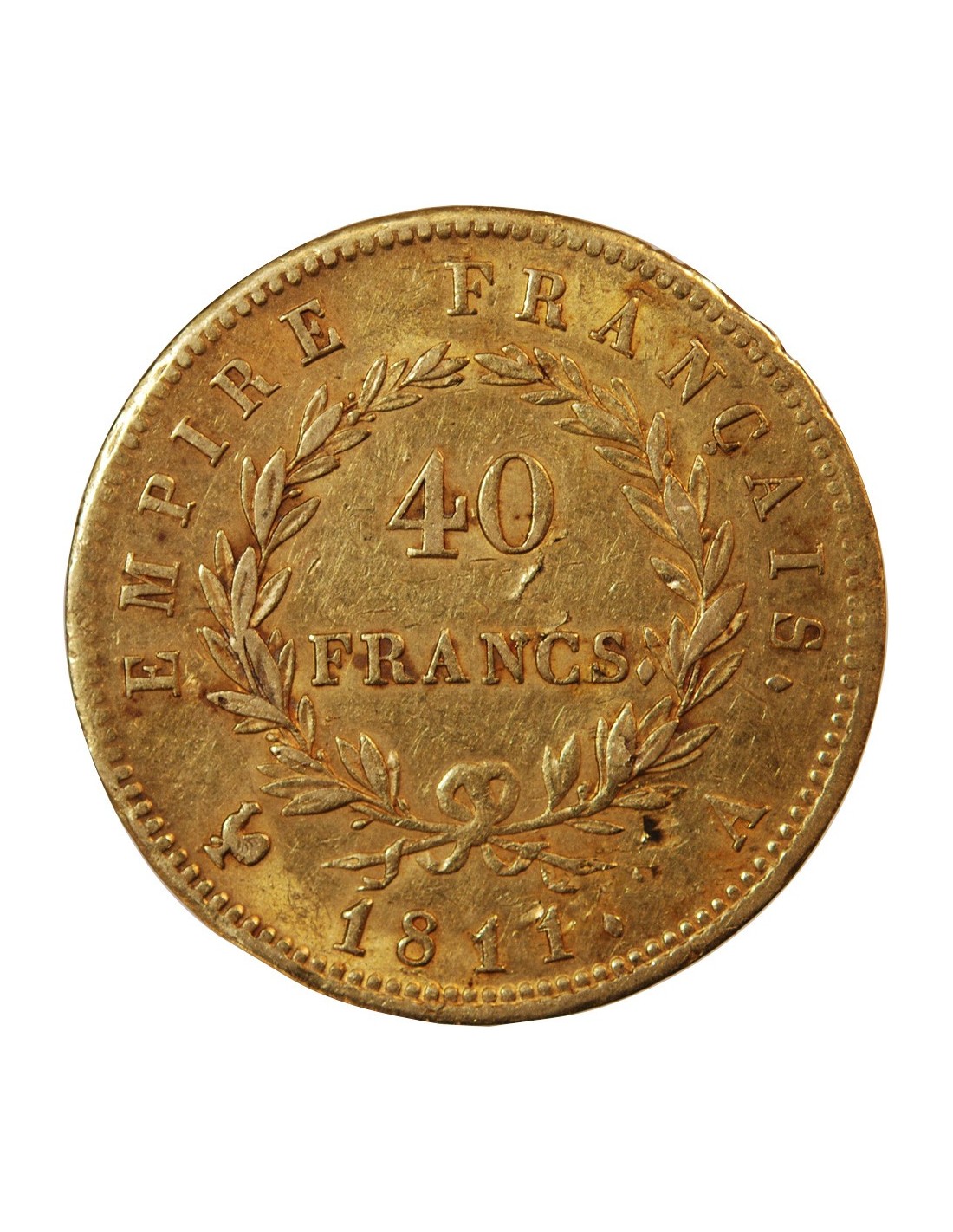 NAPOLEON Ier﻿ - 40 FRANCS OR 1811 A PARIS, Or, TTB - Suffren Numismatique