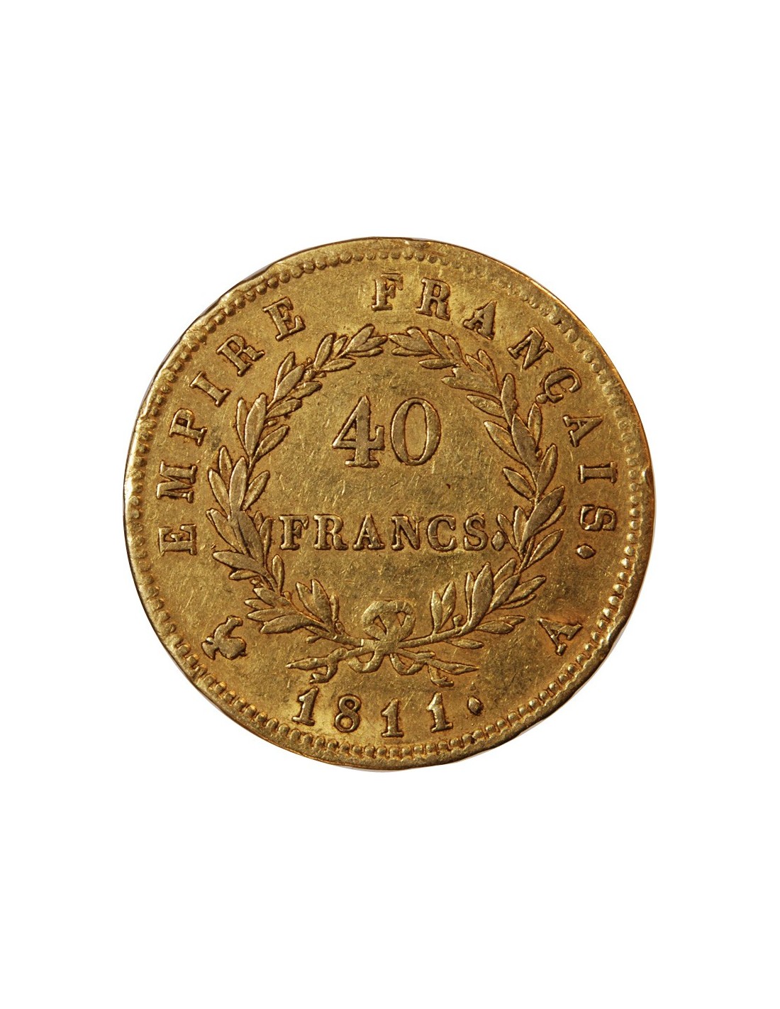 NAPOLEON Ier﻿ - 40 FRANCS OR 1811 A PARIS, Or, TTB - Suffren Numismatique