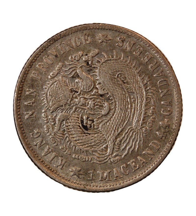 CHINE, KIANG NAN - 20 CENTS ARGENT 1838, Argent, TB - Suffren Numismatique