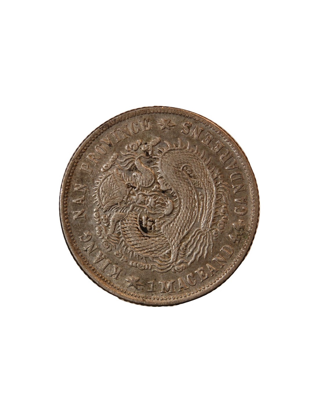 CHINE, KIANG NAN - 20 CENTS ARGENT 1838, Argent, TB - Suffren Numismatique