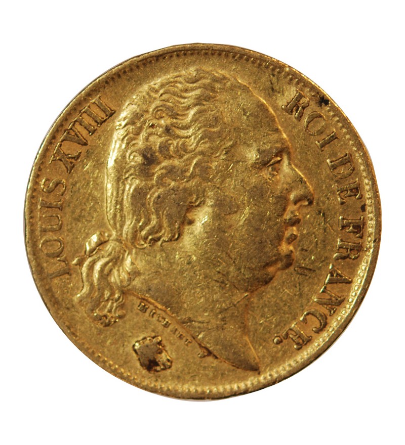 LOUIS XVIII - 20 FRANCS OR 1817 A PARIS﻿, Or, TTB - Suffren Numismatique