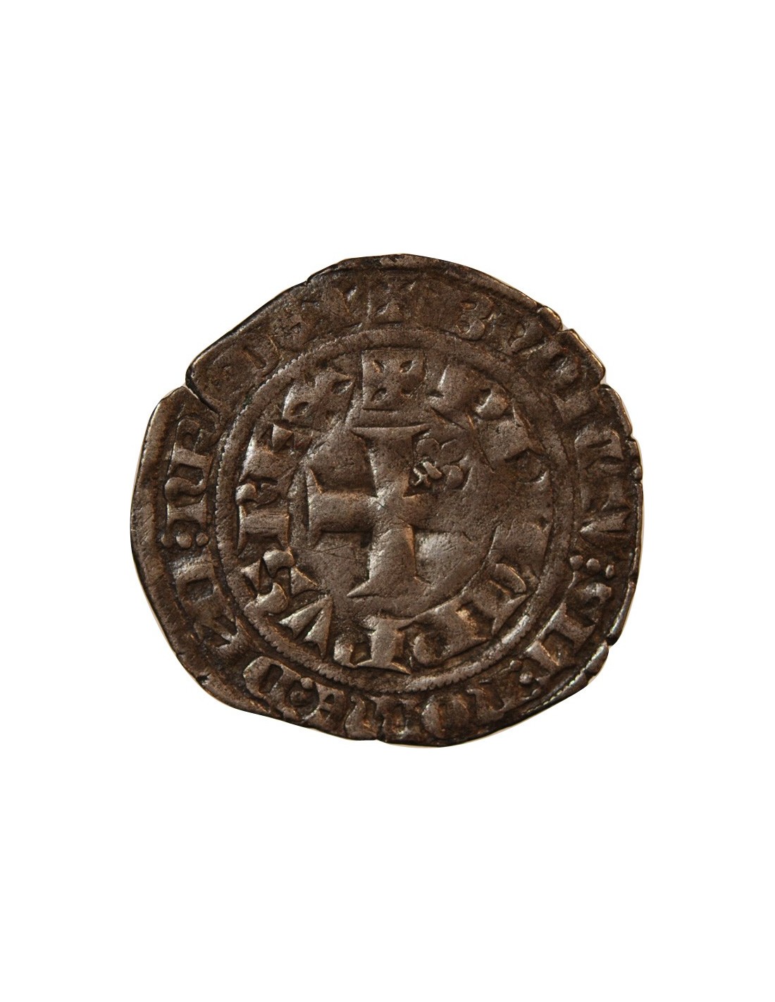 PHILIPPE VI DE VALOIS - GROS A LA FLEUR DE LYS 1328 / 1350, Billon, TB ...