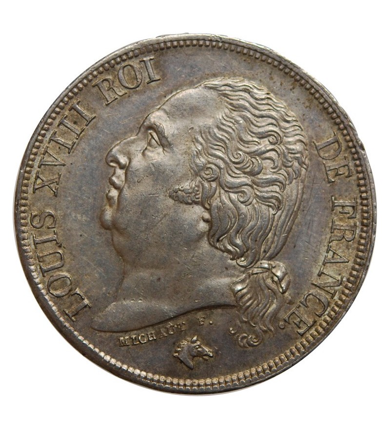 2 FRANCS LOUIS XVIII 1822 A PARIS, Argent, SUP+ - Suffren Numismatique