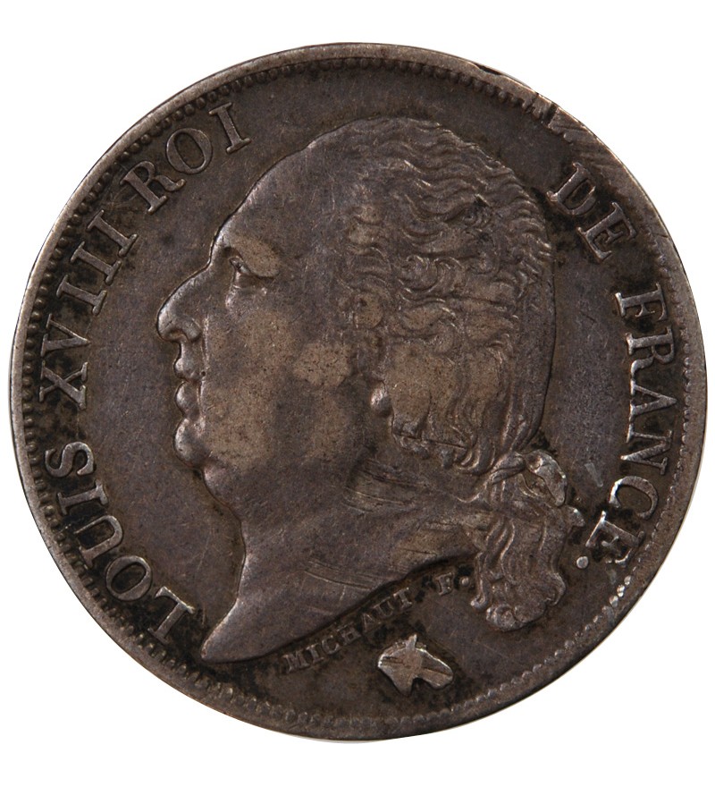 LOUIS XVIII﻿ - 1 FRANC 1822 A PARIS﻿, Argent, - Suffren Numismatique